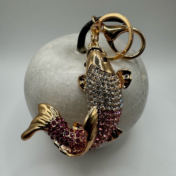 Accessories | 22 Big Sparkly Whimsical Koi Fish Keychain | Poshmark